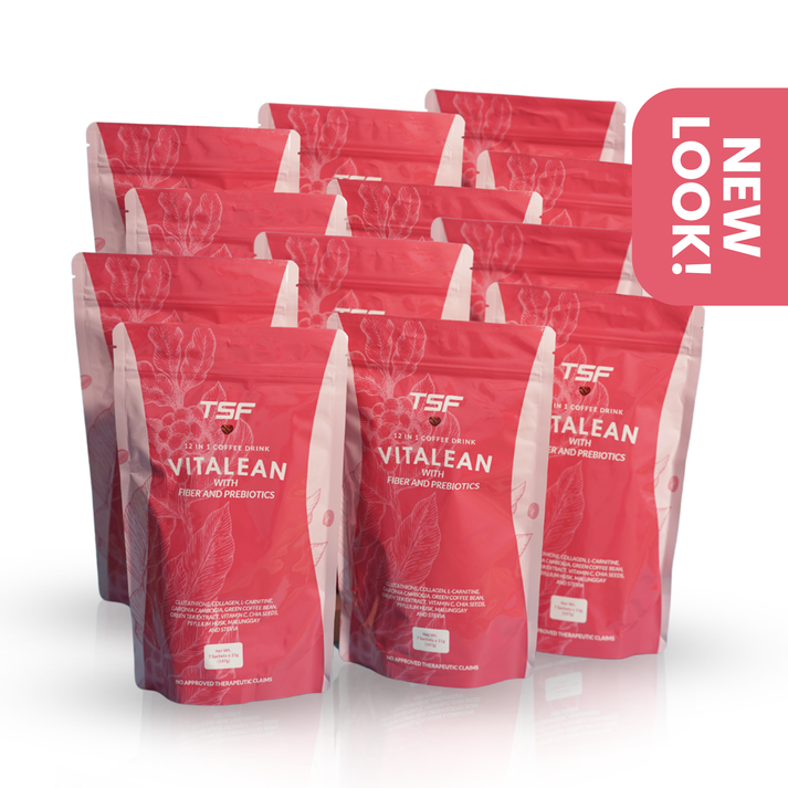 Vitalean Coffee Fiber & Prebiotics (Bundle of 12 Pouches) – The Slim Firm